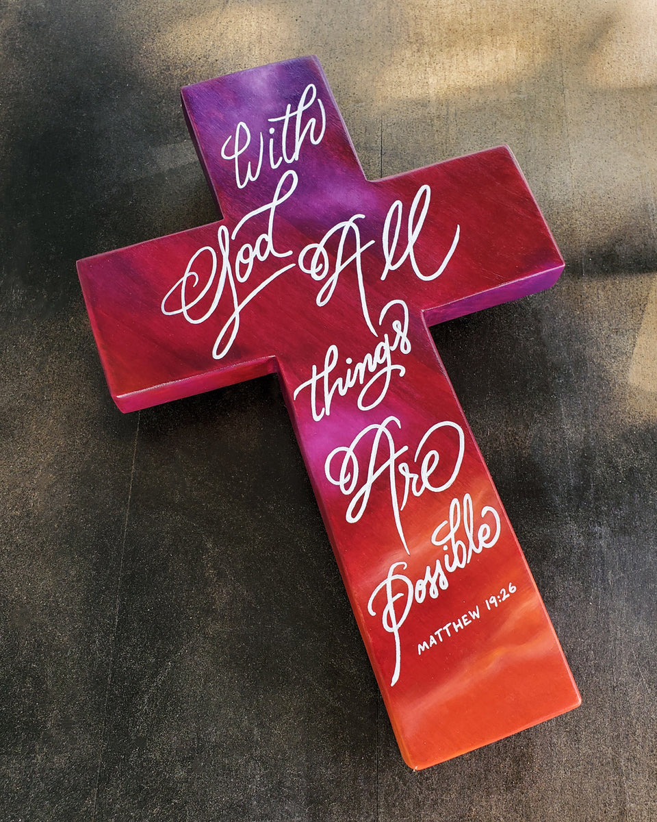 All Things Are Possible- Cross – Gods Brush Strokes